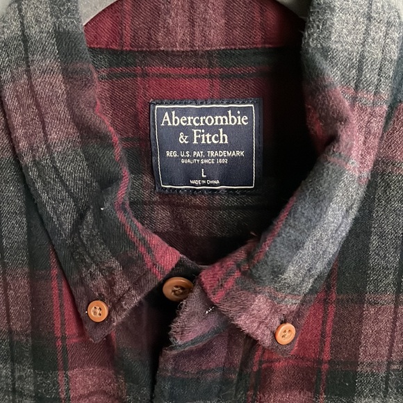 Abercrombie & Fitch | Shirts | Abercrombie Fitch Button Down Flannel W ...